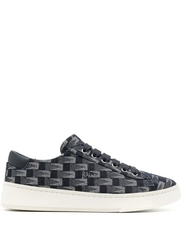 Bally Jacquard Lace-up Sneakers