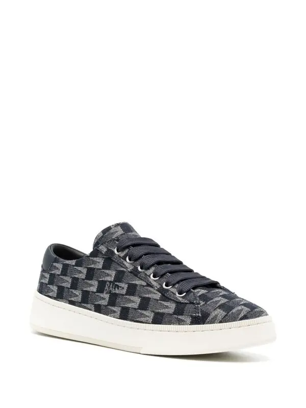Bally Jacquard Lace-up Sneakers