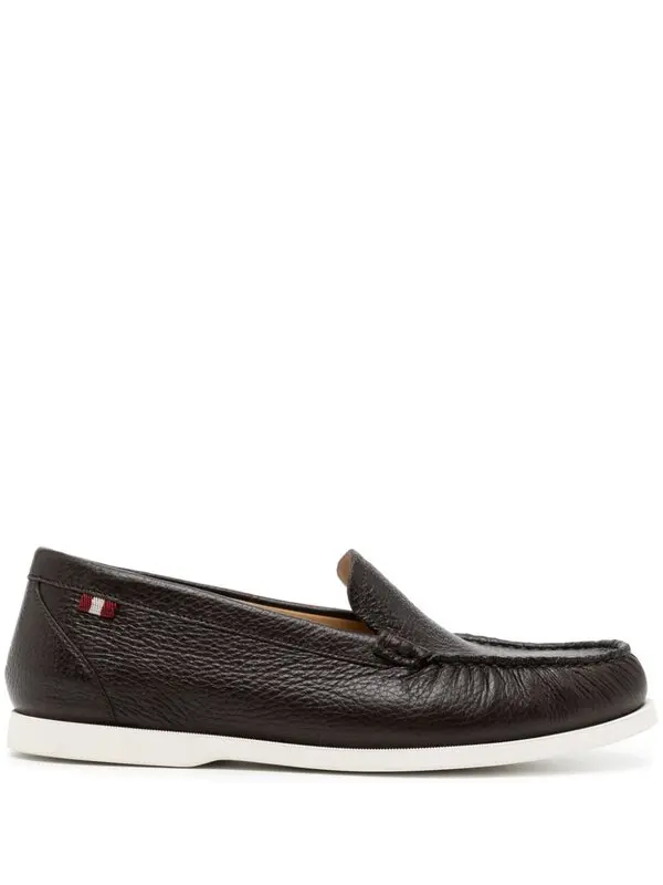 Bally Nadim Leather Loafers - Brown