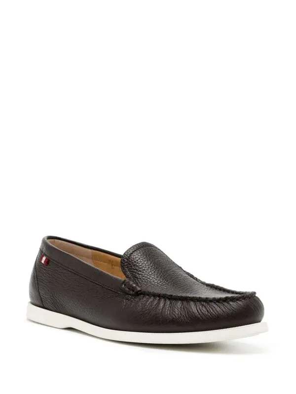 Bally Nadim Leather Loafers - Brown