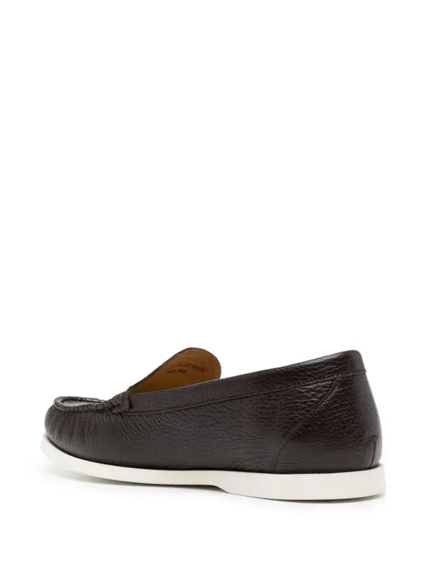 Bally Nadim Leather Loafers - Brown