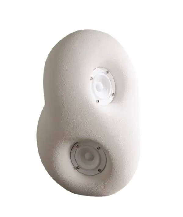 TRANSPARENT - TRANSPARENT SPEAKER - Acoustic Sculpture Jesmonite Speaker - Men - White