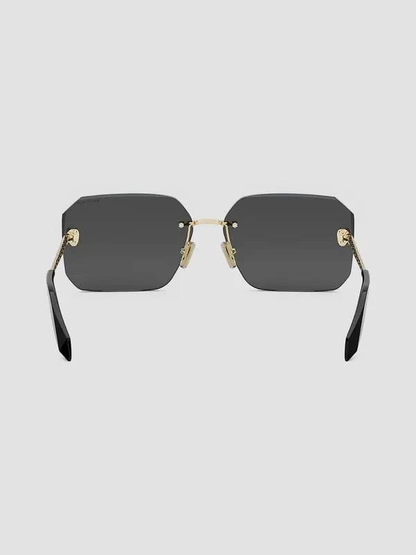 BVLGARI Serpenti 62mm Rectangular Sunglasses