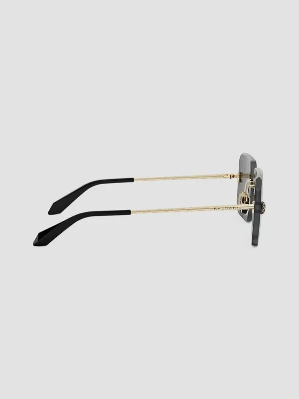 BVLGARI Serpenti 62mm Rectangular Sunglasses