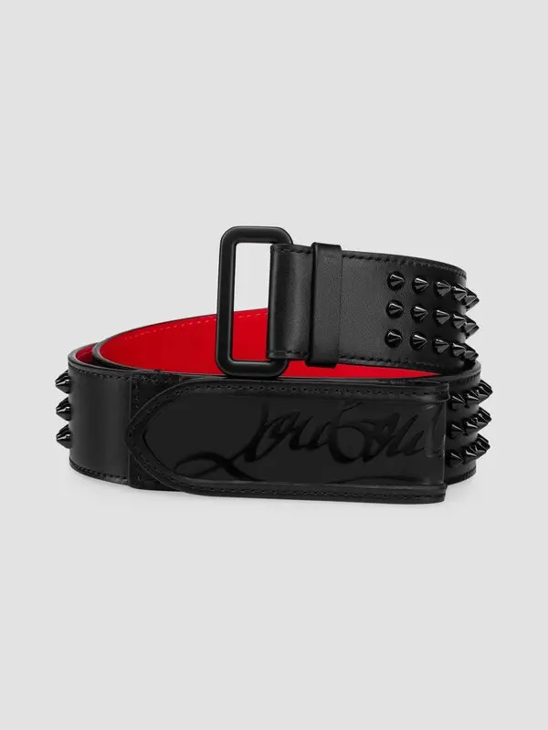 CHRISTIAN LOUBOUTIN Loubi Belt - Black