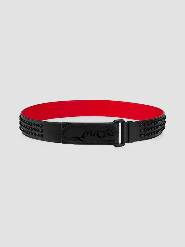 CHRISTIAN LOUBOUTIN Loubi Belt - Black