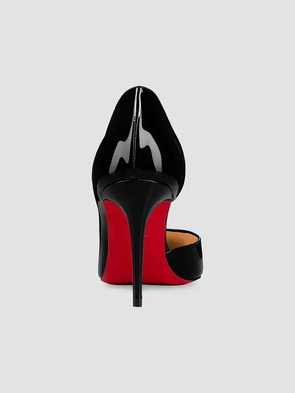 CHRISTIAN LOUBOUTIN Iriza 85mm Patent Leather Pumps - Black