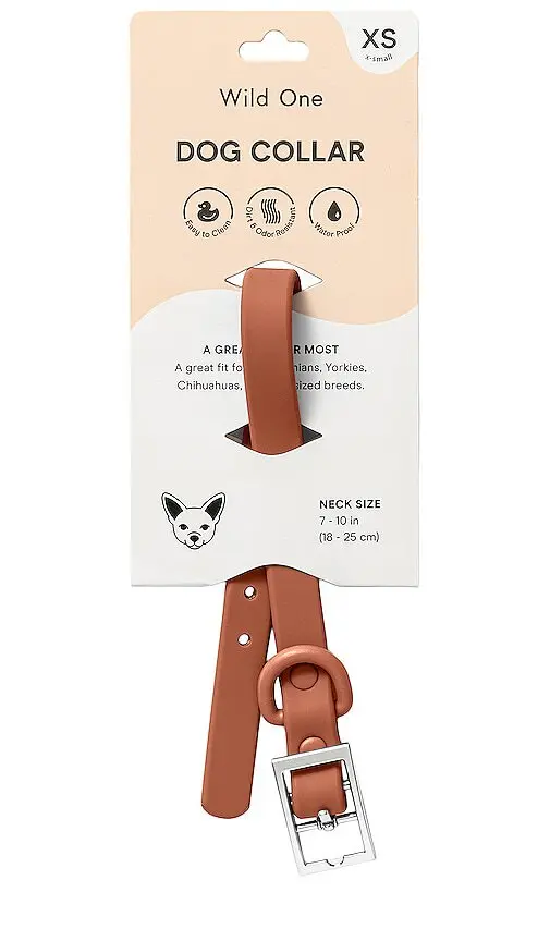 WILD ONE Extra Small Collar In Brown - Cocoa