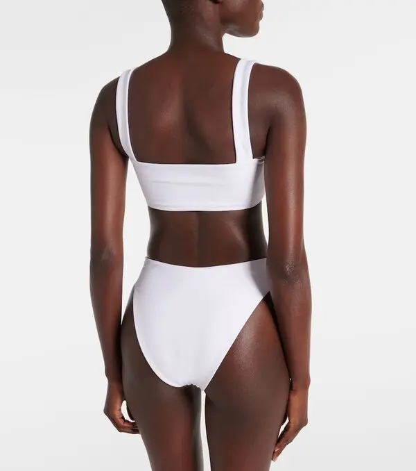 Jade Swim Coast Bikini Top - White