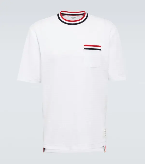 Thom Browne Pointelle Cotton T-shirt