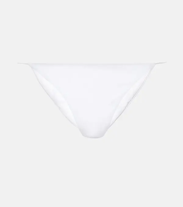 Jade Swim Micro Bare Minimum Bikini Bottoms - White