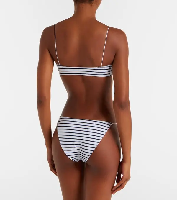 Jade Swim Micro Bare Minimum Bikini Bottoms - White