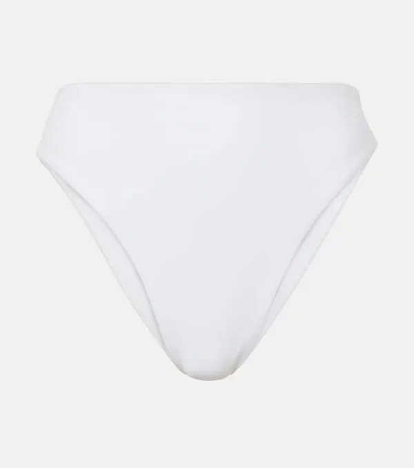 Jade Swim Incline High-rise Bikini Bottom - White