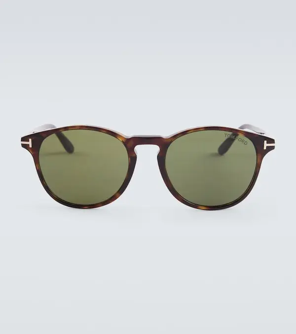 TOM FORD Lewis Round Sunglasses - Brown