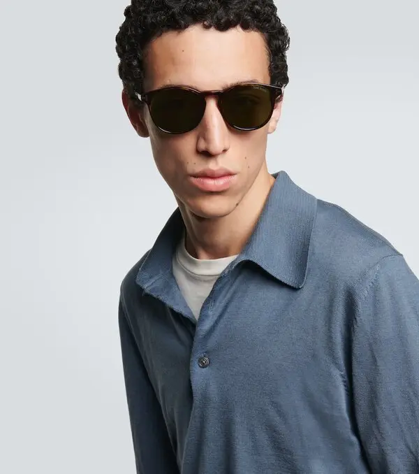 TOM FORD Lewis Round Sunglasses - Brown