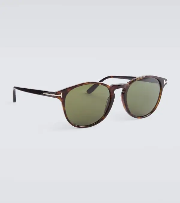 TOM FORD Lewis Round Sunglasses - Brown
