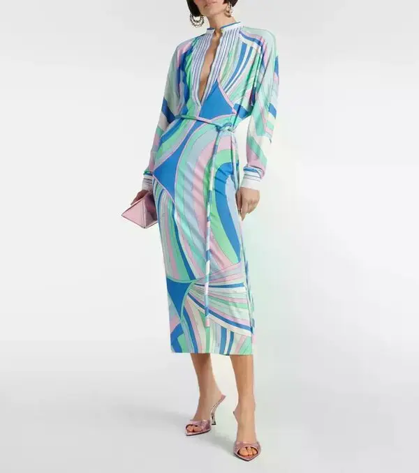 Emilio Pucci Layered Belted Tunic
