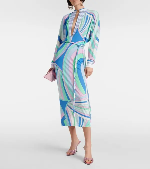 Emilio Pucci Layered Belted Tunic