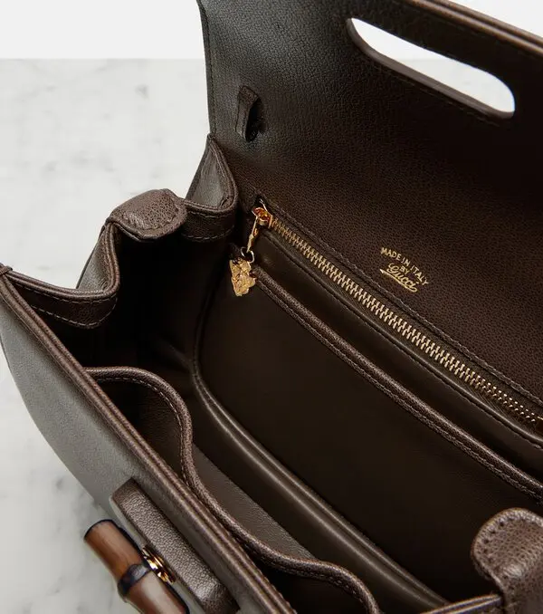 Gucci Bamboo 1947 Small Leather Top-handle Bag