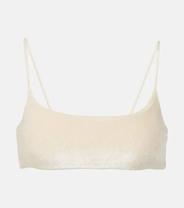 Jade Swim Muse Bikini Top - Beige