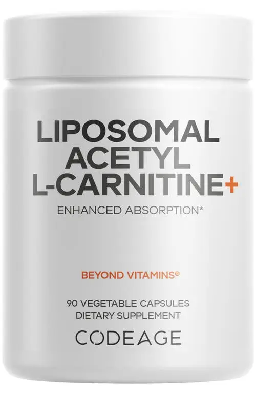 CODEAGE Liposomal Acetyl-l-carnitine 500mg Supplement - White