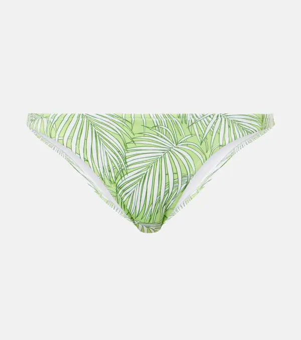 Melissa Odabash Alba Printed Bikini Bottom - Green