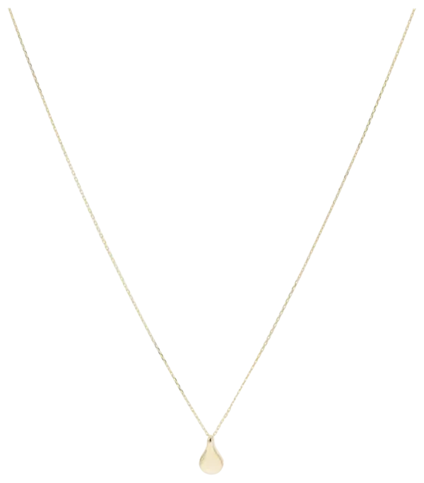 STONE AND STRAND En Droplet 10kt Necklace - Gold
