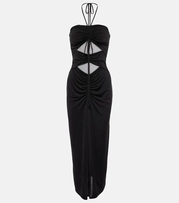 Jade Swim Kira Cutout Maxi Dress - Black