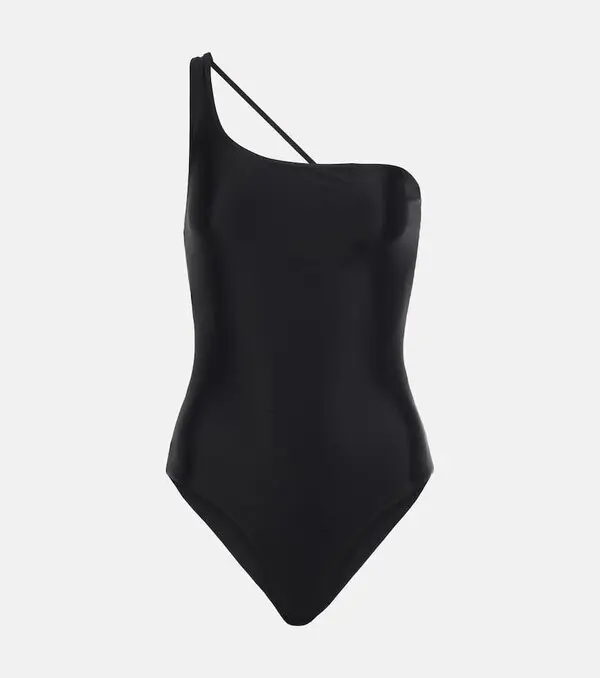 Jade Swim Apex One-shoulder Swimsuit - Black