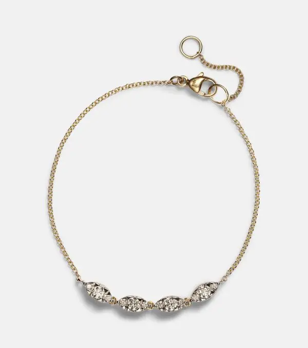 STONE AND STRAND Muse 10kt Yellow Bracelet With Diamonds - Gold