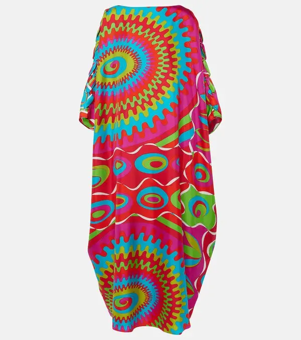 Emilio Pucci Bersaglio Silk Kaftan - Multicoloured