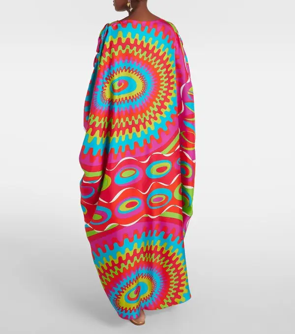 Emilio Pucci Bersaglio Silk Kaftan
