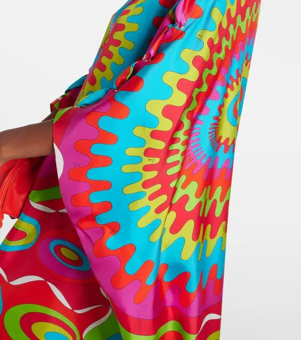 Emilio Pucci Bersaglio Silk Kaftan