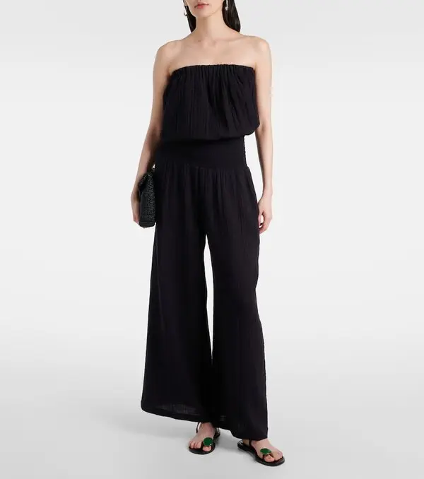 Melissa Odabash Naomi Strapless Jumpsuit - Black