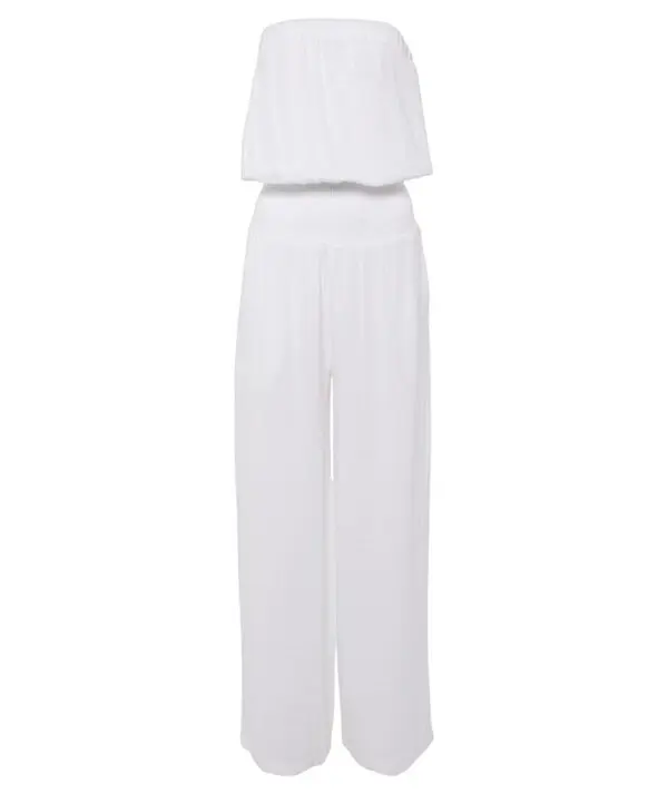 Melissa Odabash Naomi Strapless Jumpsuit - White
