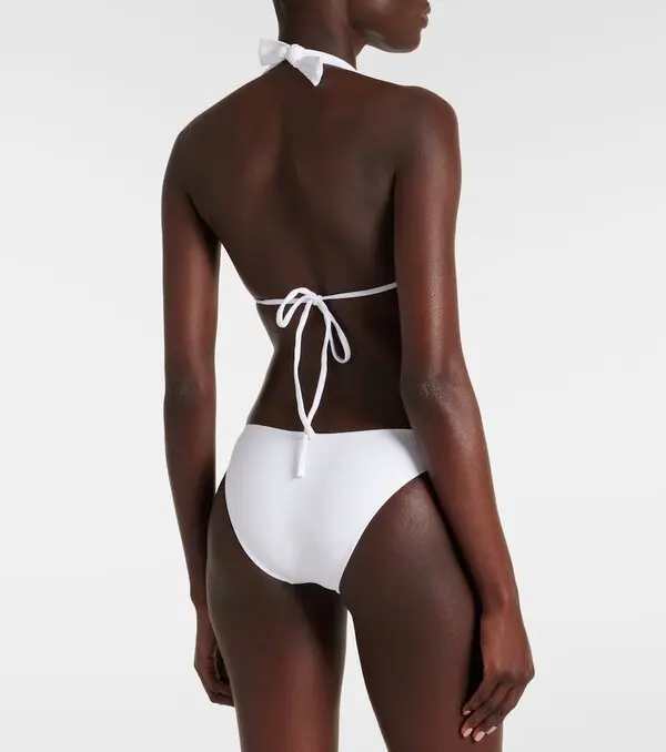 Melissa Odabash Caracas Triangle Bikini Top - White