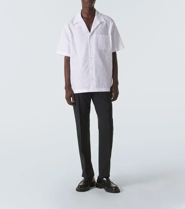 Valentino Garavani Wool And Mohair Slim Pants
