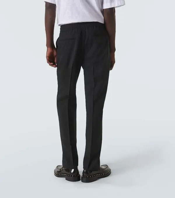Valentino Garavani Wool And Mohair Slim Pants