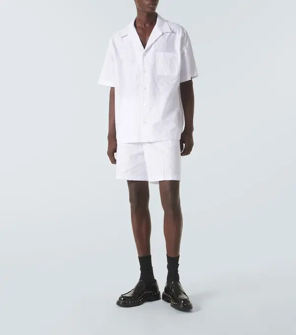 Valentino Garavani Oversized Cotton Poplin Shirt