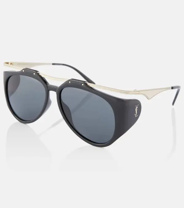 Saint Laurent Sl M137 Amelia Sunglasses - Black | Editorialist