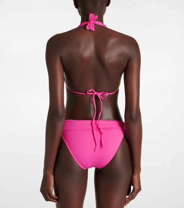 Melissa Odabash Grenada Embellished Bikini Bottom - Pink