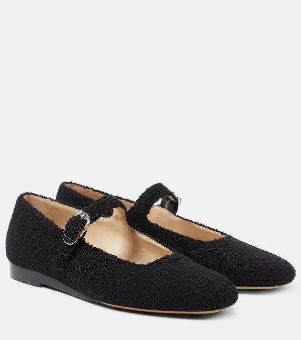Le Monde Beryl Mary Jane Flats - Black