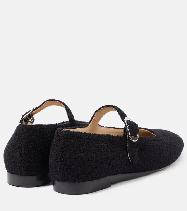Le Monde Beryl Mary Jane Flats - Black