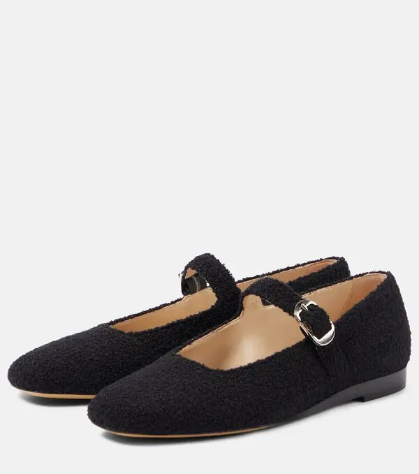Le Monde Beryl Mary Jane Flats - Black