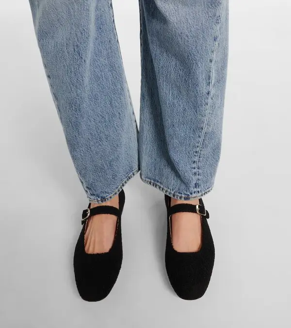 Le Monde Beryl Mary Jane Flats - Black
