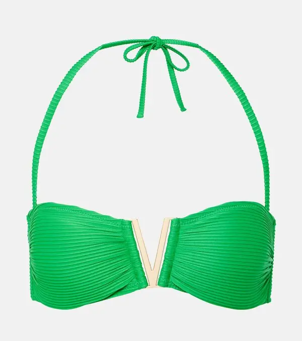 Heidi Klein Chamarel Bikini Top - Green