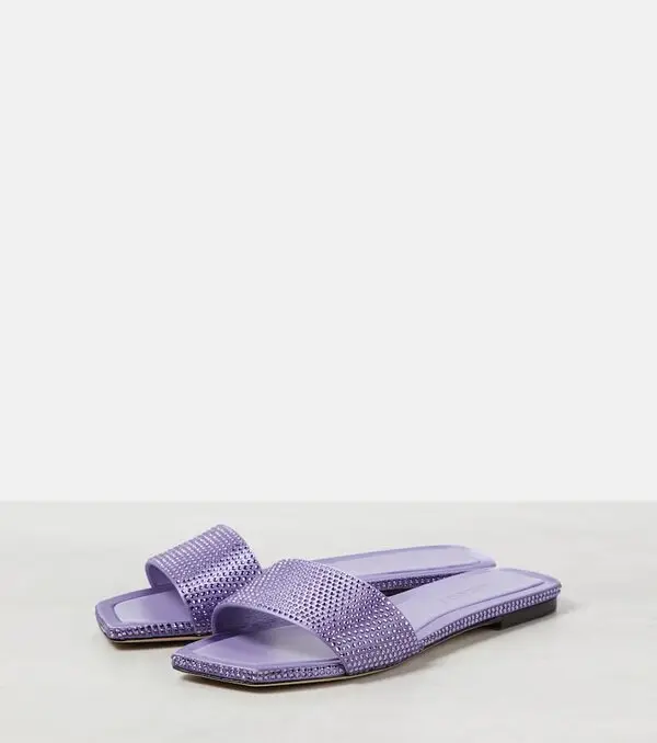 JIMMY CHOO Clovis Embellished Mules