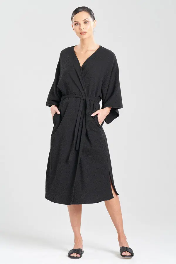 Natori Onsen Robe - Black