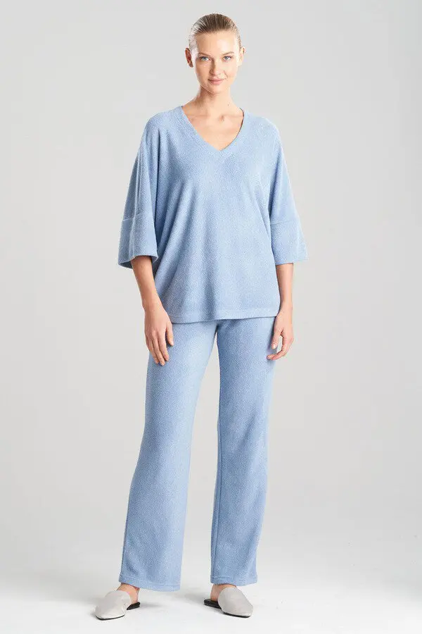 Natori Terry Lounge Top - Blue