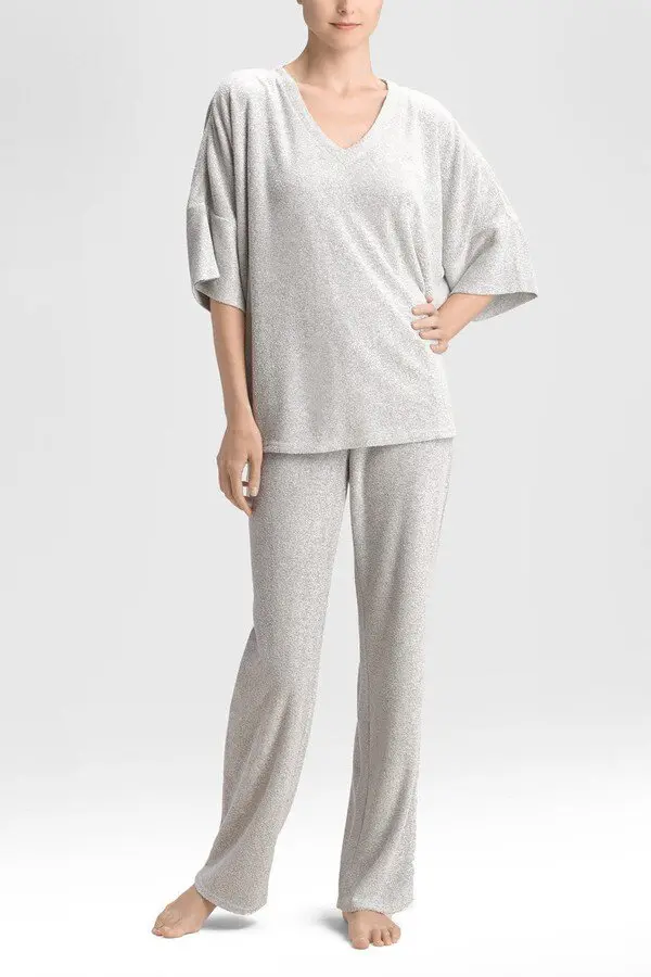 Natori Terry Lounge Top - Gray